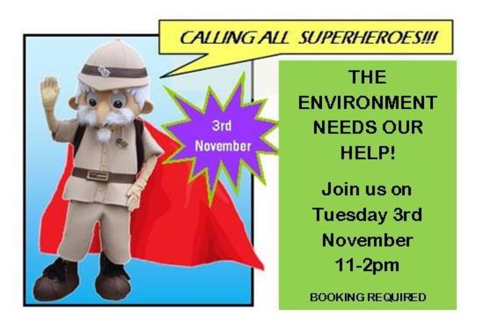 Join Captain Conservation And Become A Super Hero Here At All Things ...